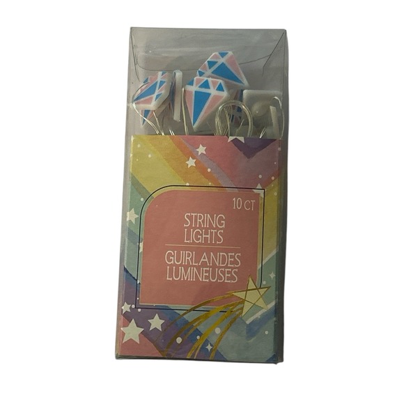 Holiday | New 36 Ft 1 Count String Lights Diamonds Battery Operated ...